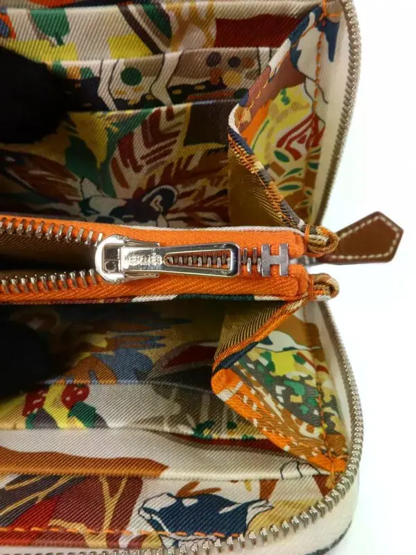 Hermès Silk In Compact Zip-around Wallet