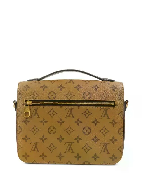 LOUIS VUITTON Pochette Metis Monogram Reverse Tote Bag
