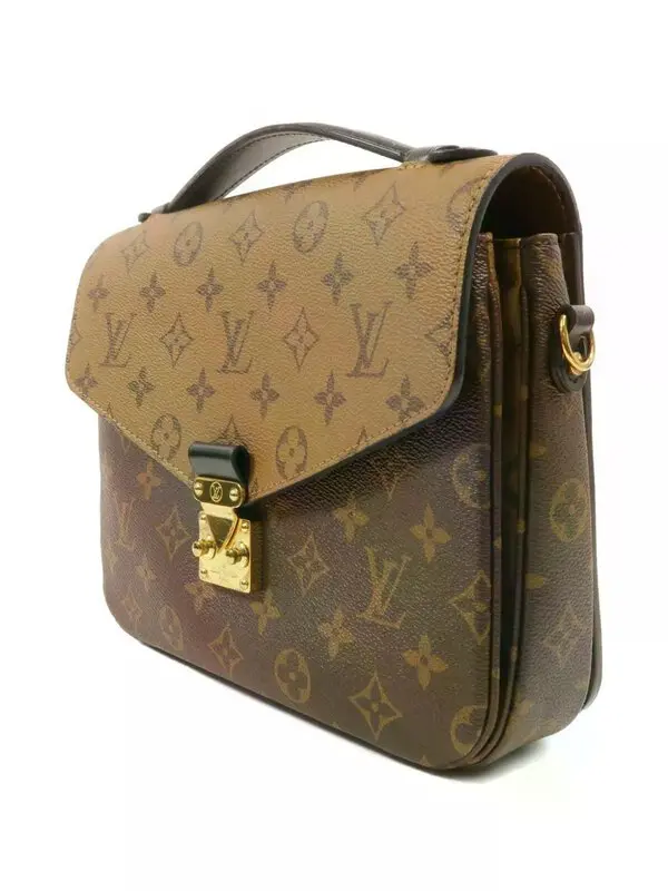 LOUIS VUITTON Pochette Metis Monogram Reverse Tote Bag