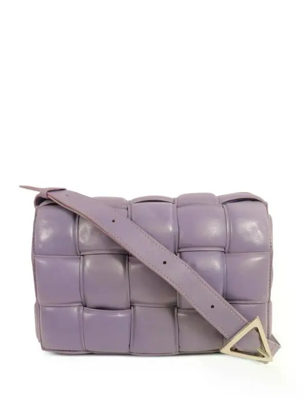 Bottega Veneta Small Cassette Shoulder Bag - Purple