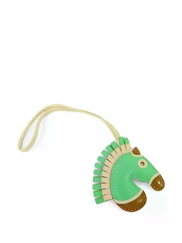 Hermès 2023 Geegee Camail Milo Bag Charm - Green