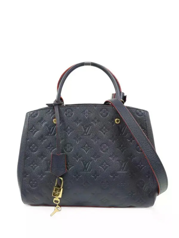 LOUIS VUITTON Mm Montaigne Monogram Empreinte Shoulder Bag