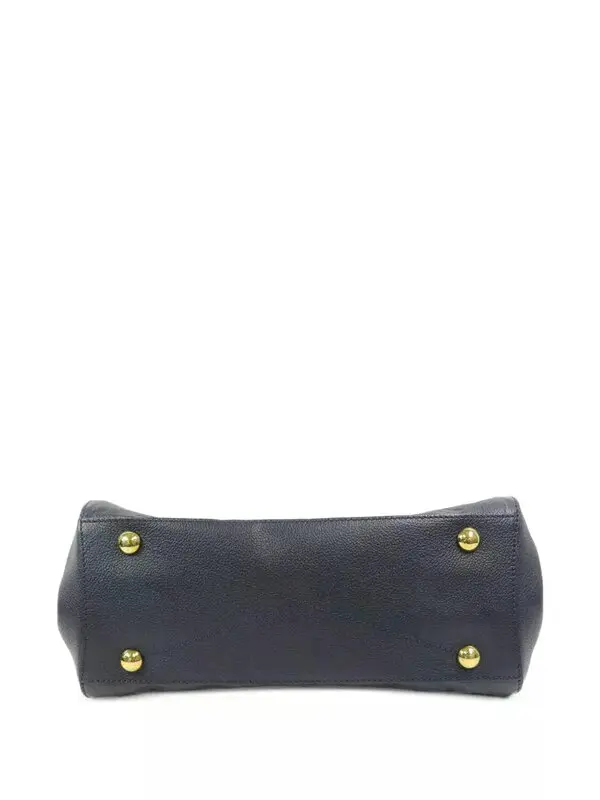 LOUIS VUITTON Mm Montaigne Monogram Empreinte Shoulder Bag - Blue