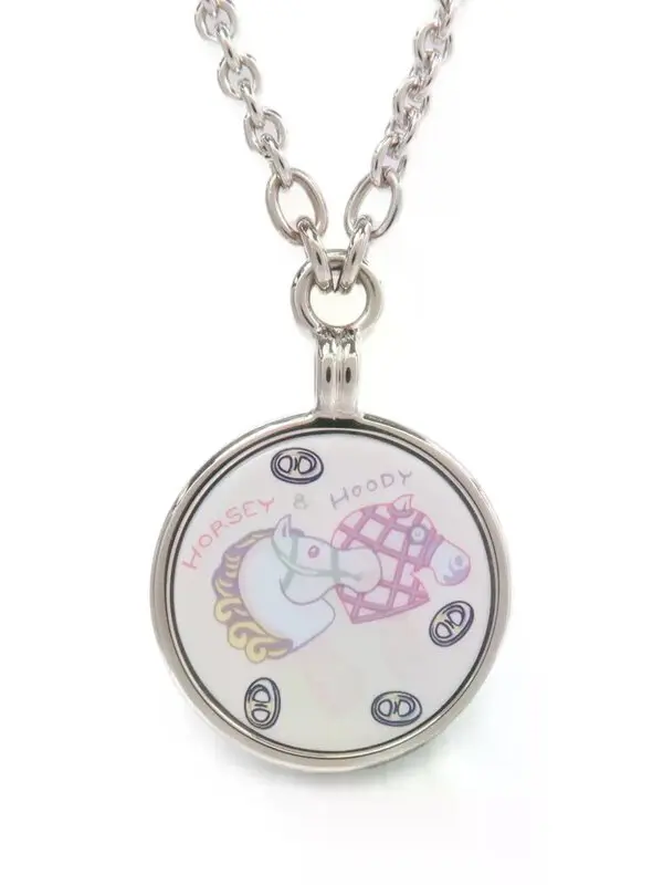 Hermès Medaille Enamel Necklace