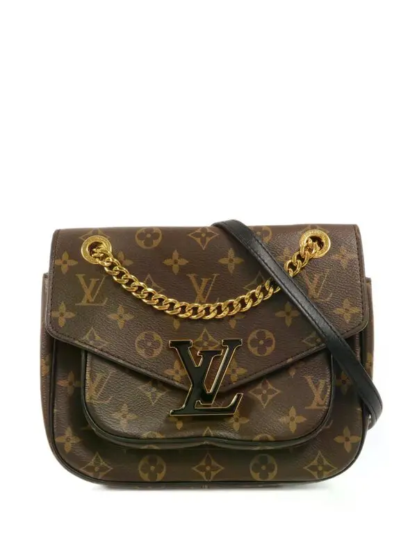 LOUIS VUITTON Passy Monogram Messenger Bag - Brown