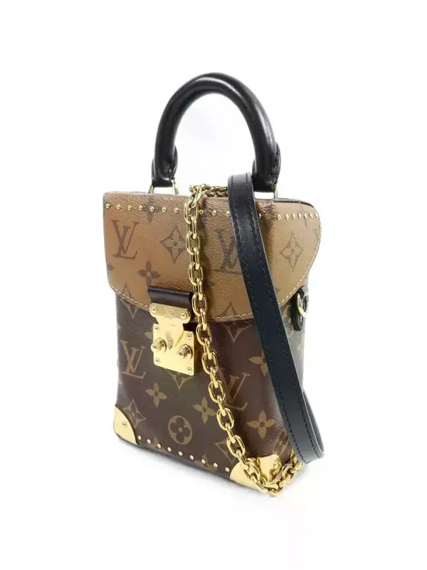LOUIS VUITTON Camera Box Monogram Reverse-patterned Shoulder Bag