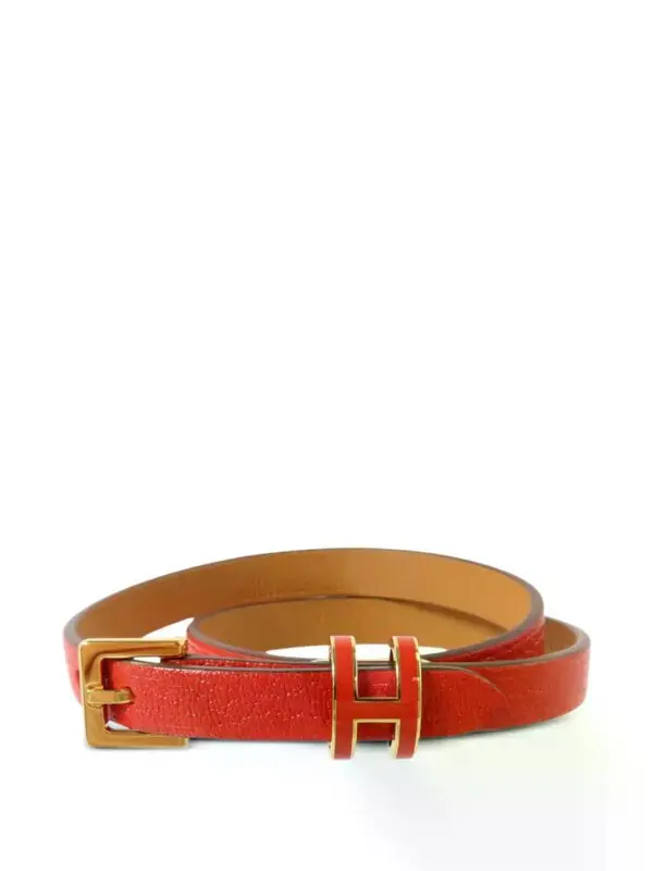 Hermès Pop H Double Tour Bracelet - Red