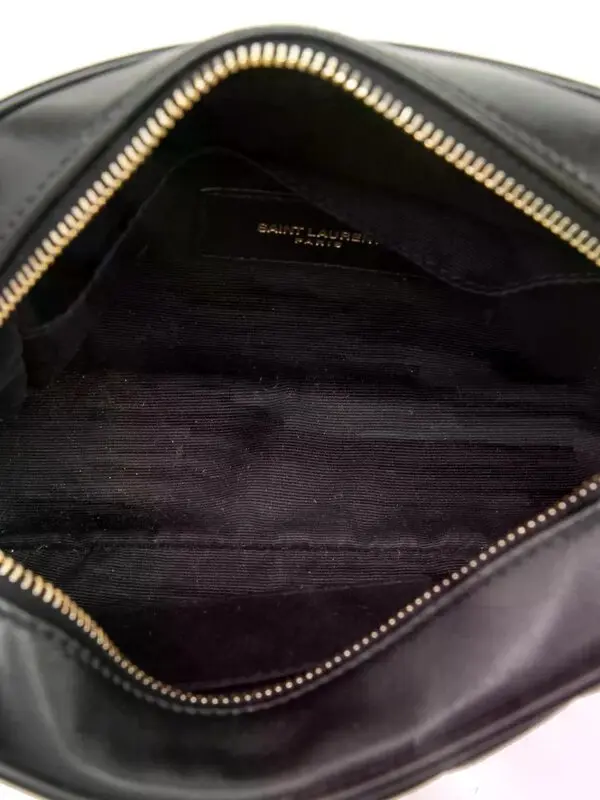 Saint Laurent 2018 Chevron Calfskin Monogram Tassel Lou Belt Bag