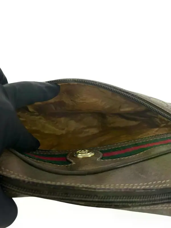 Gucci 1970-1980 Gg Supreme Web Crossbody Bag