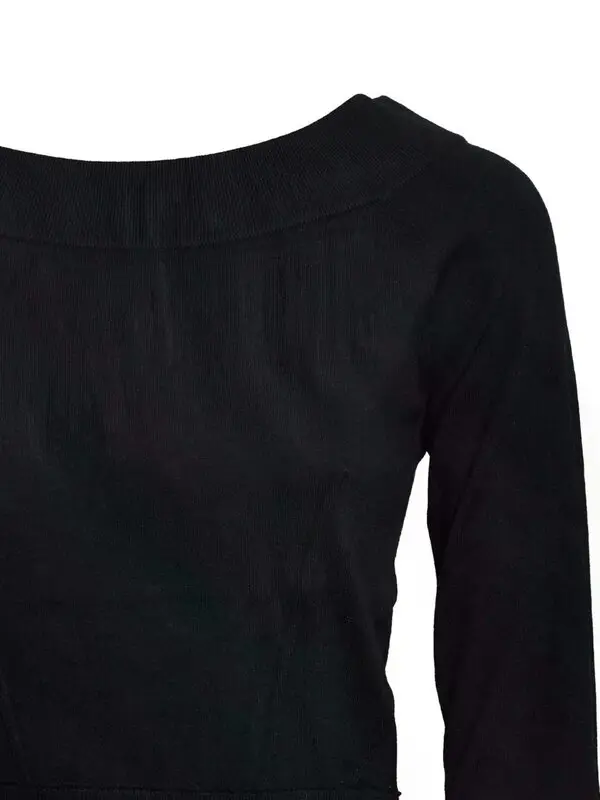 Max Mara Boat-neck Ribbed-trim Sweater