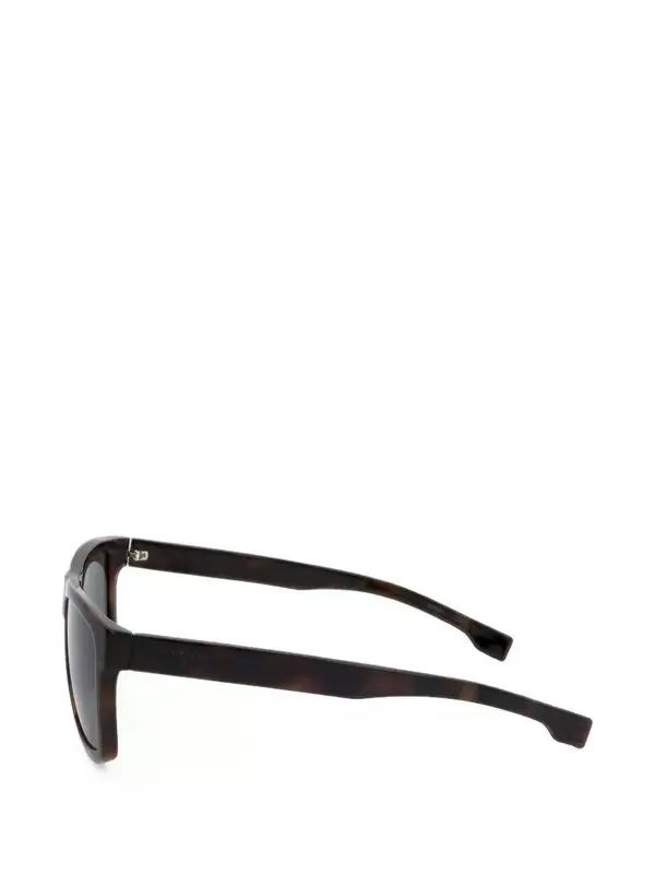 BOSS Tortoiseshell-effect Square-frame Sunglasses