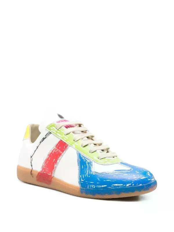 MAISON MARGIELA Replica Paint-splatter Sneakers