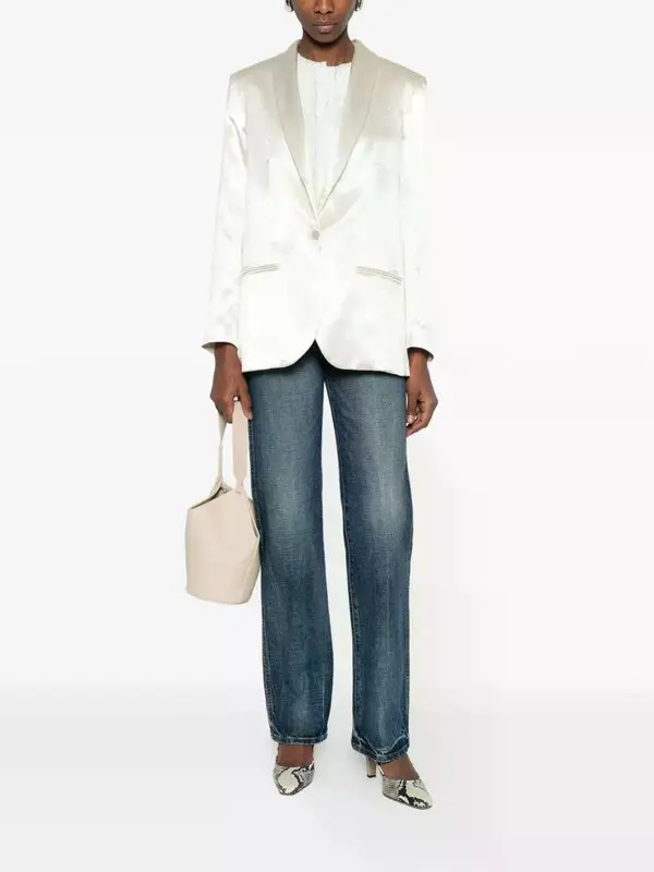ALYSI Smoking Shawl Collar Jacket