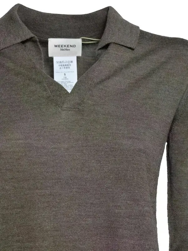 Max Mara Polo-collar Long-sleeve Sweater