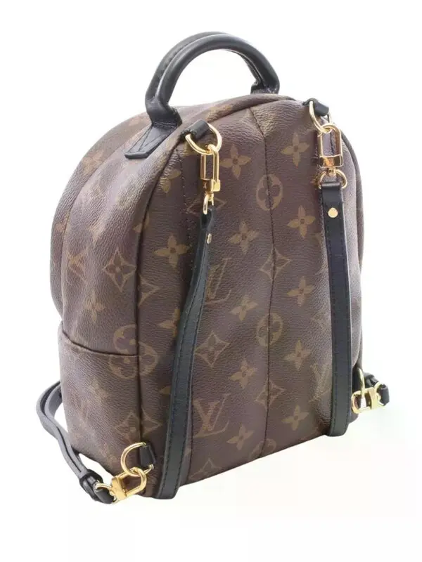 LOUIS VUITTON 2016 Monogram Mini Palm Springs Backpack - Brown
