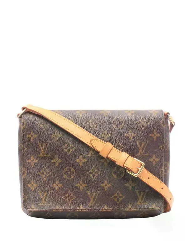 LOUIS VUITTON 2001 Monogram Musette Tango Short Strap Shoulder Bag