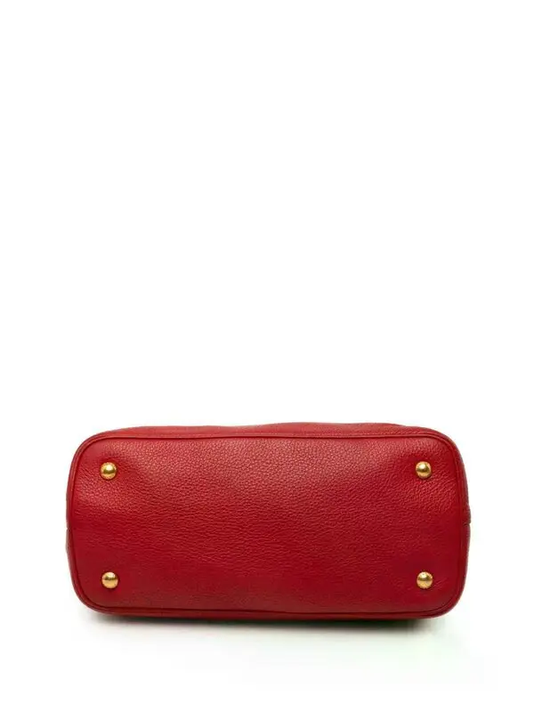 Prada 2010-2026 Vitello Daino Open Convertible Tote Satchel