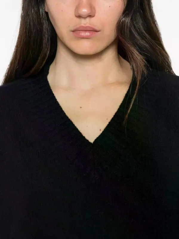 Liviana Conti Ribbed-trim V-neck Sweater