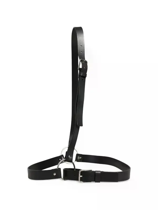 Dolce & Gabbana Double-strap Leather Belt