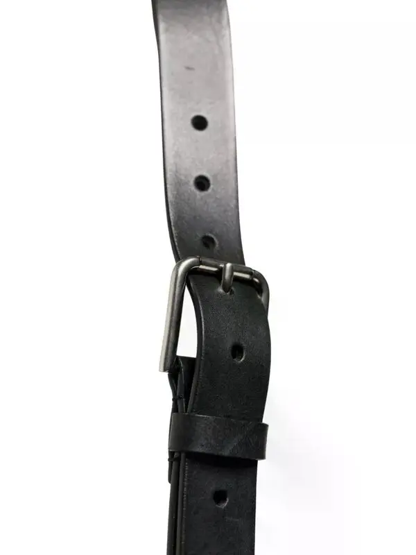 Dolce & Gabbana Double-strap Leather Belt