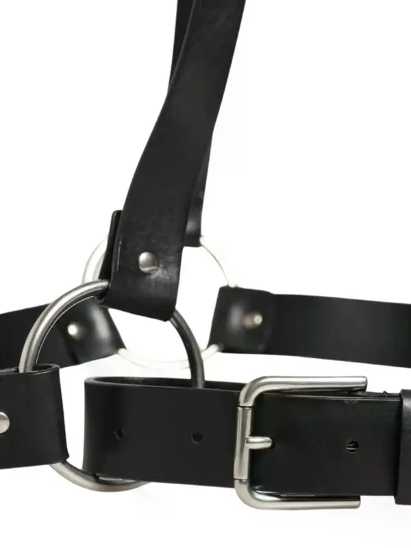 Dolce & Gabbana Double-strap Leather Belt