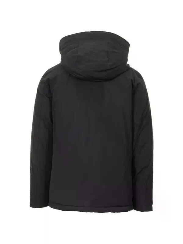 Woolrich Buttoned Hooded Jacket