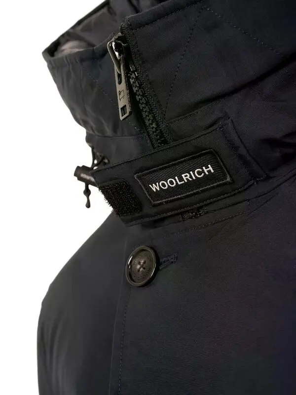 Woolrich Buttoned Hooded Jacket