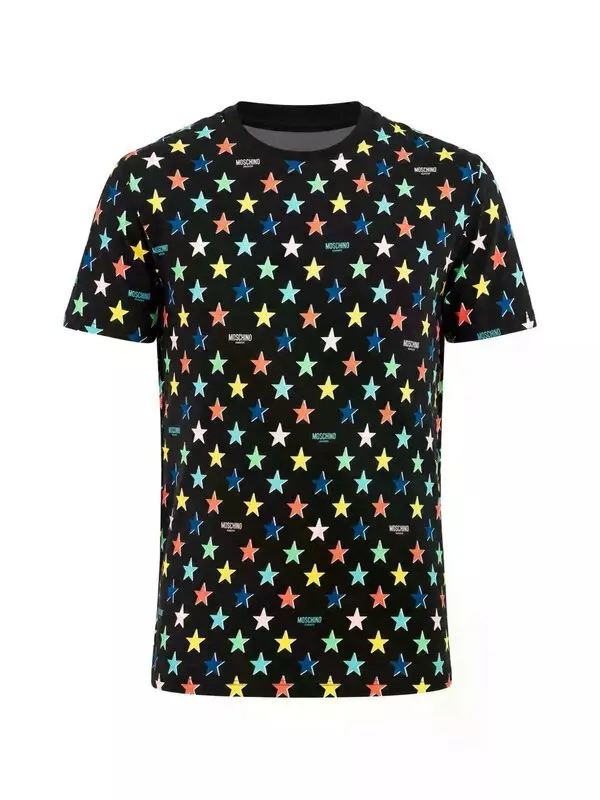 Moschino Star-print T-shirt - Black