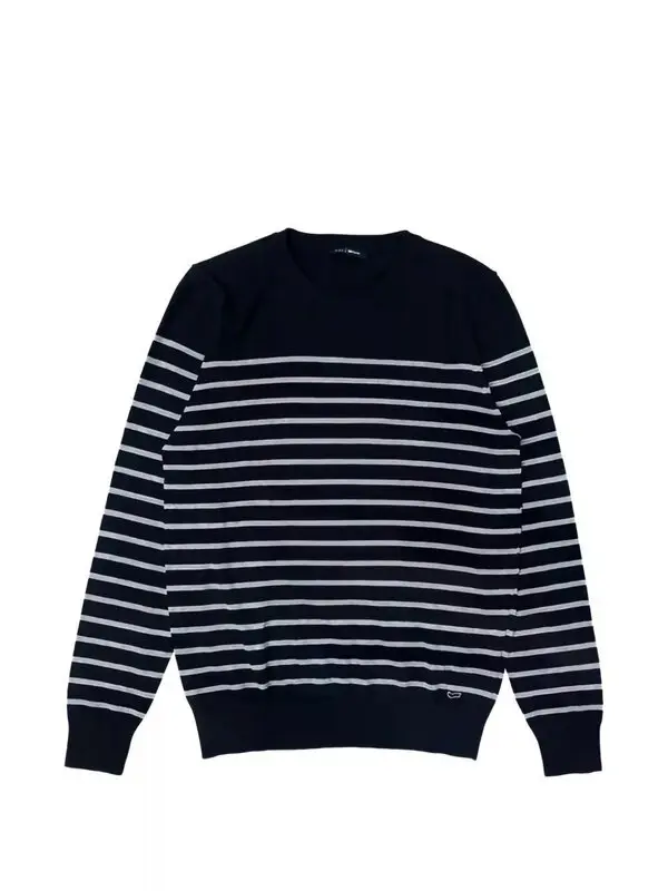 GAST Striped Crew-neck Sweater
