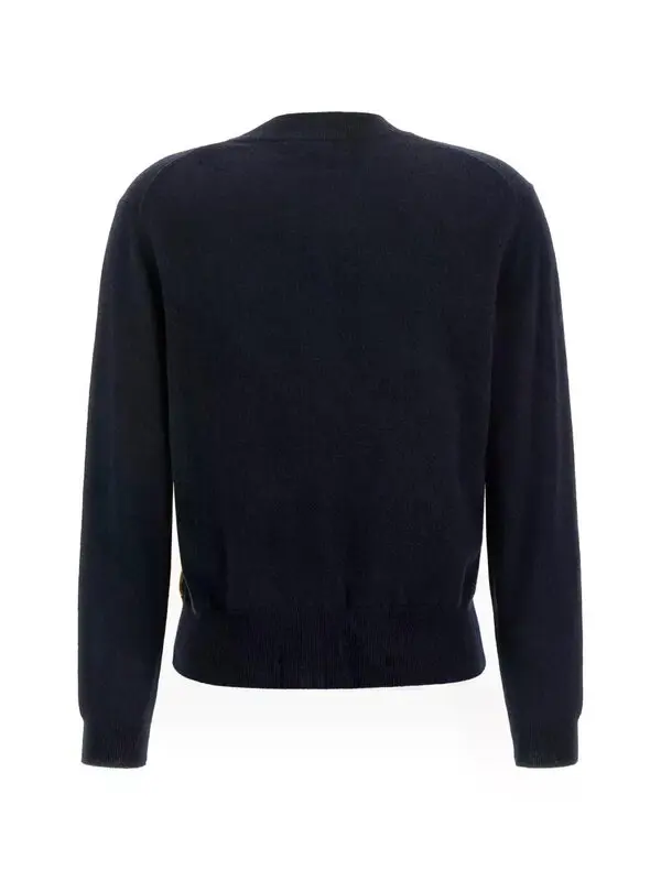 BALLANTYNE Argyle V-neck Sweater