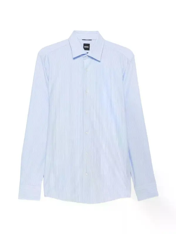 BOSS Striped Long-sleeve Shirt