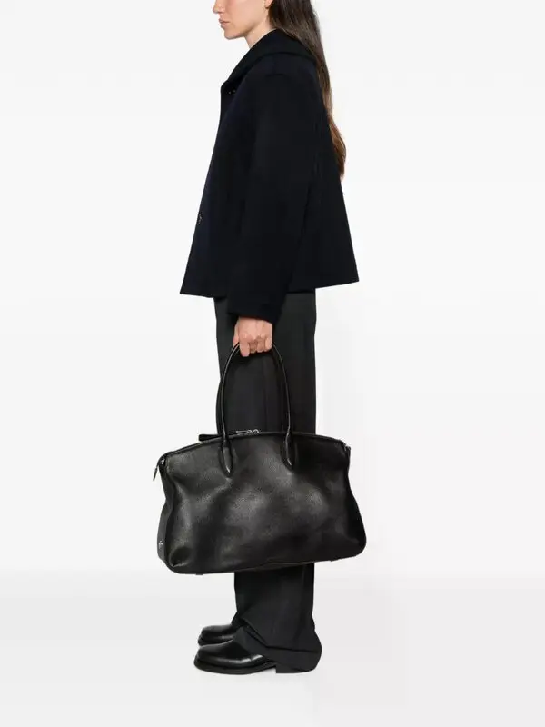Borsalino Medium Grain-texture Tote Bag