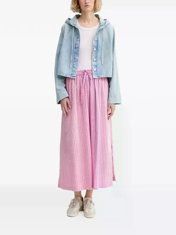 Marc O'polo Cropped Hooded Denim Jacket