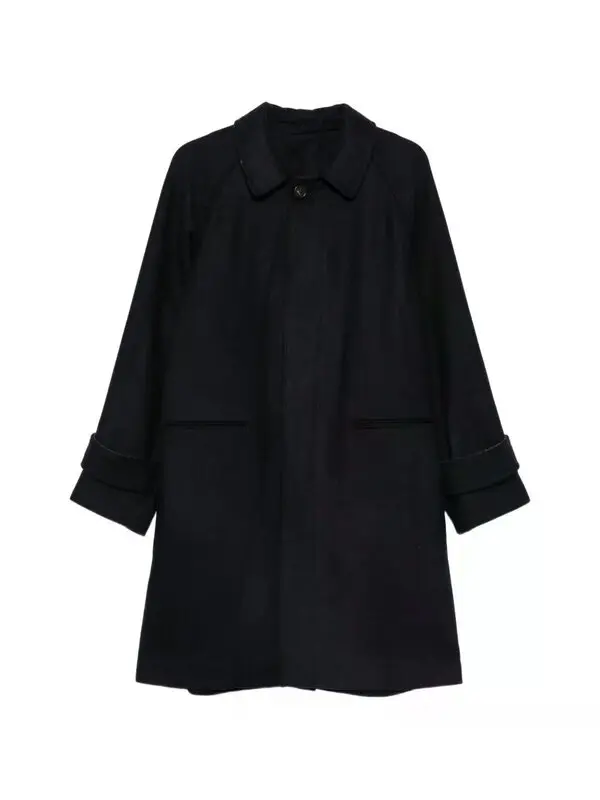 N°21 Raglan-sleeve Concealed-fastening Coat