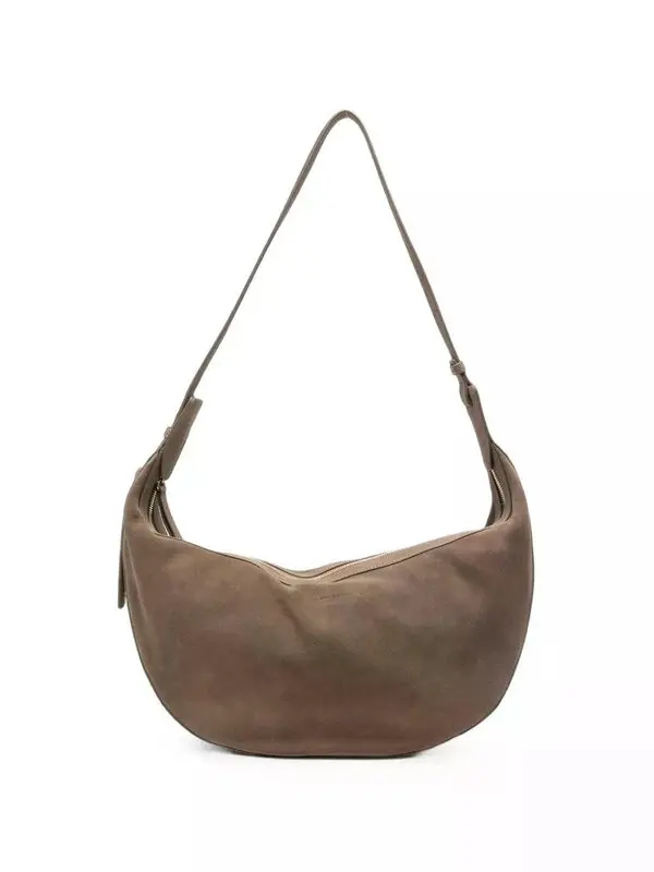 Liviana Conti Curved Leather Shoulder Bag