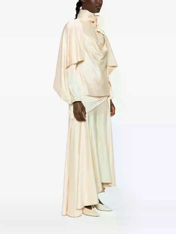 Zimmermann Ascent Draped Pussy-bow Blouse