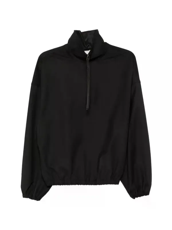 ALYSI Hooded Quarter-zip Hoodie Jacket