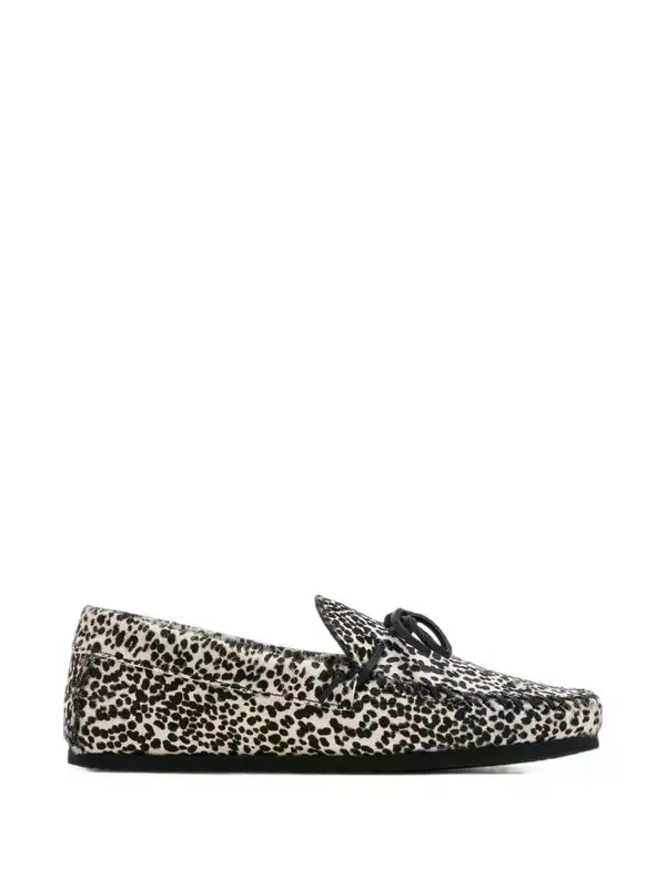 Isabel Marant Étoile Fitza-gb Animal-print Leather Loafers