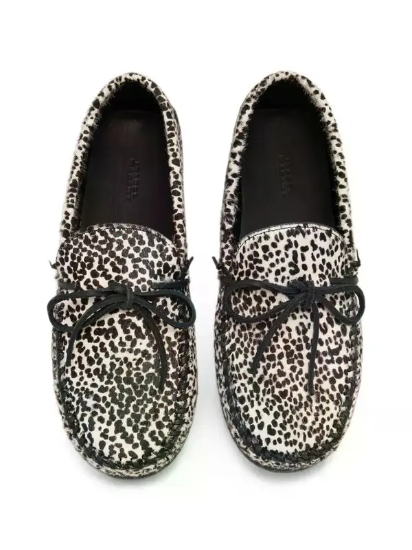 Isabel Marant Étoile Fitza-gb Animal-print Leather Loafers
