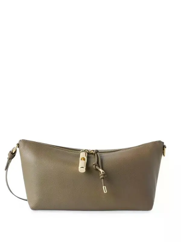 Furla Debby Leather Shoulder Bag - Brown