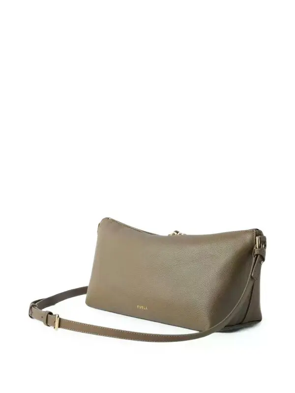 Furla Debby Leather Shoulder Bag - Brown