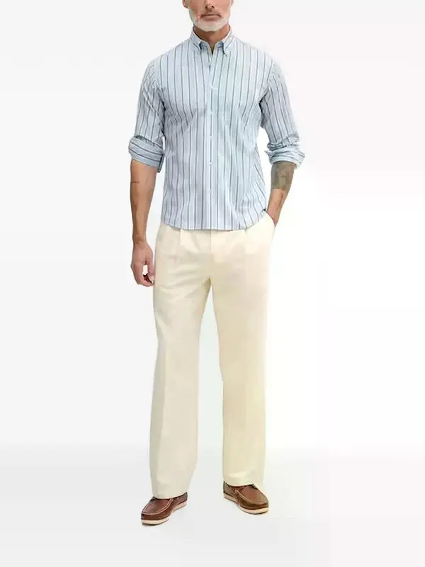 BENETTON Striped Button-down Shirt