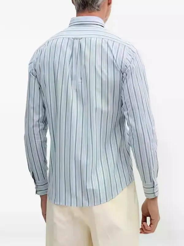 BENETTON Striped Button-down Shirt