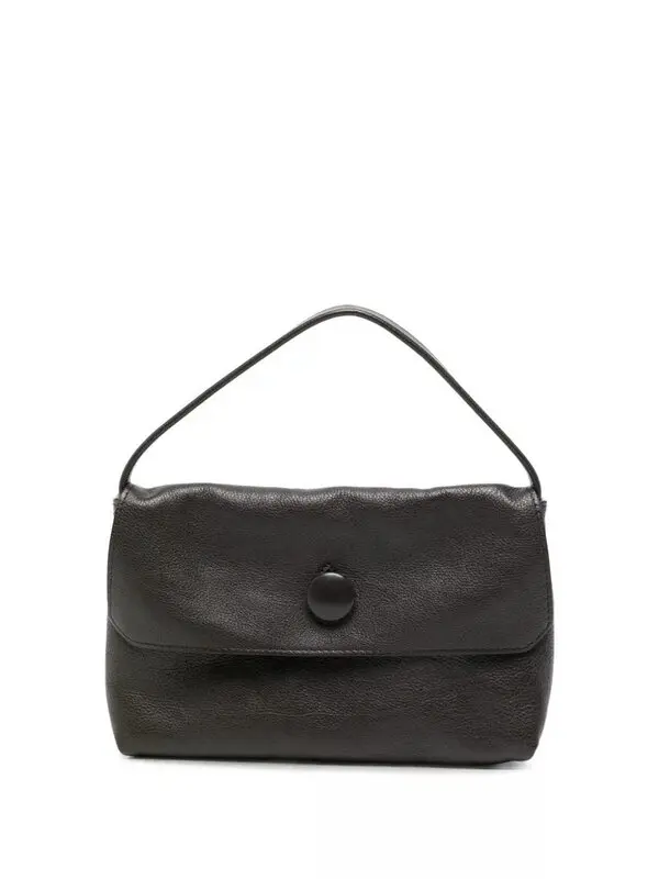 THE ROW Sally Button-fastening Leather Mini Bag - Brown