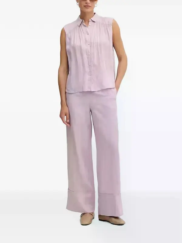 BENETTON Sleeveless Gathered Shirt