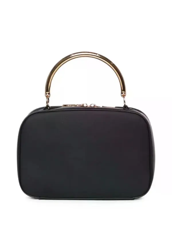 Moschino Logo-lettering Metal-handle Tote Bag