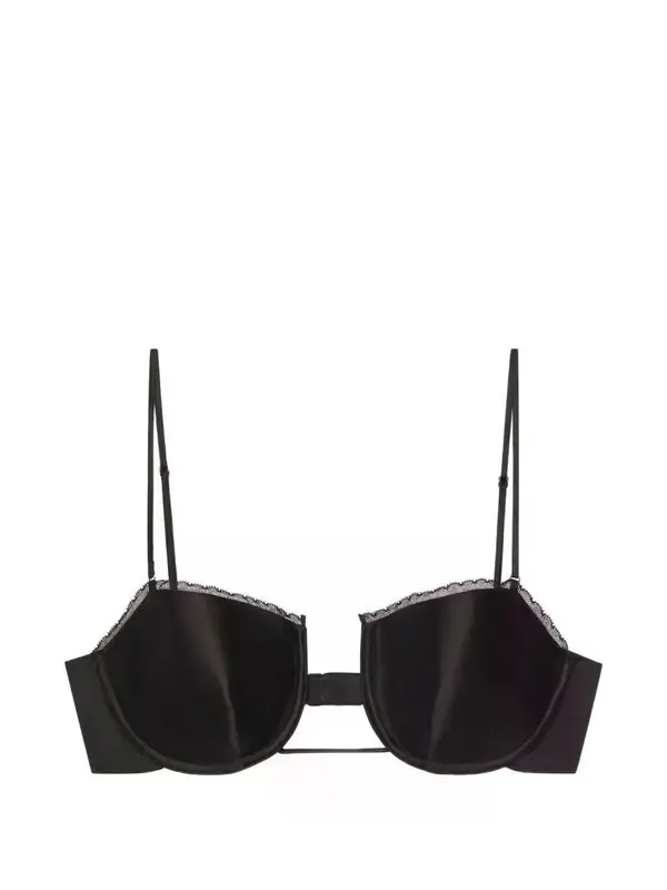 Givenchy Cutaway Bra In Satin And Lace
