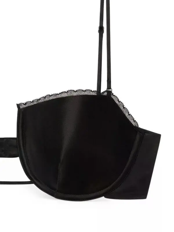 Givenchy Cutaway Bra In Satin And Lace