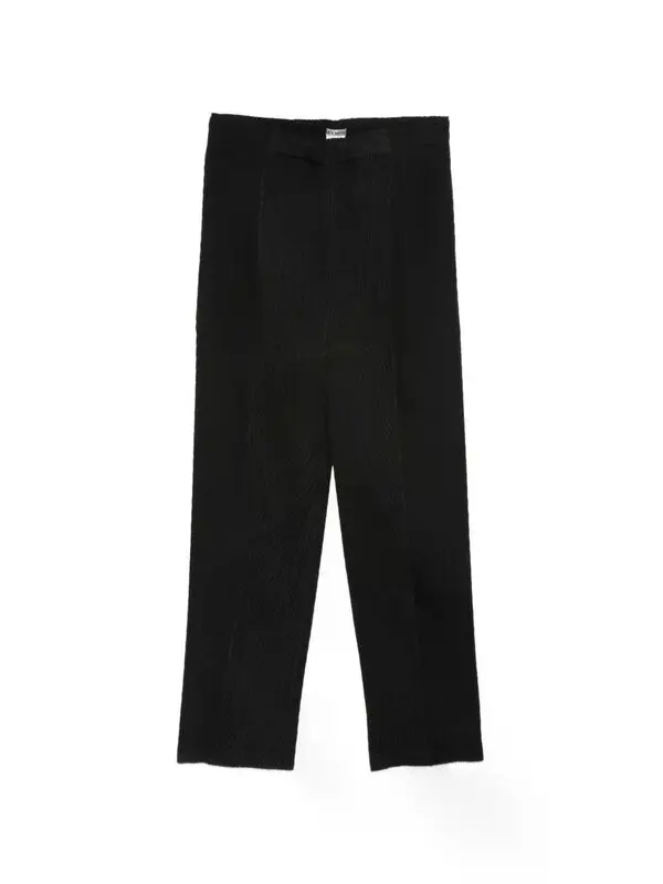 Issey Miyake Plissé-effect Cropped Trousers