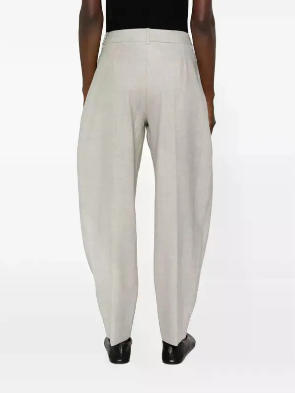 Liviana Conti Pleated-design Belted Trousers
